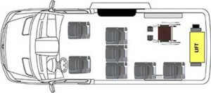Ford Transit 150 SWB Layouts - MobilityWorks Commercial