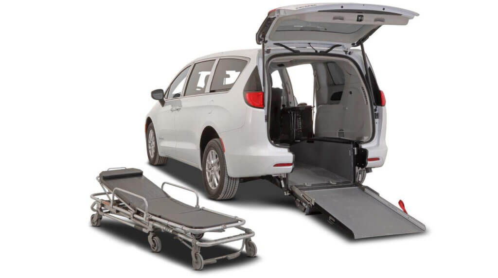 Chrysler Driverge Flex Series™ with Gurney Mount - MobilityWorks Commercial